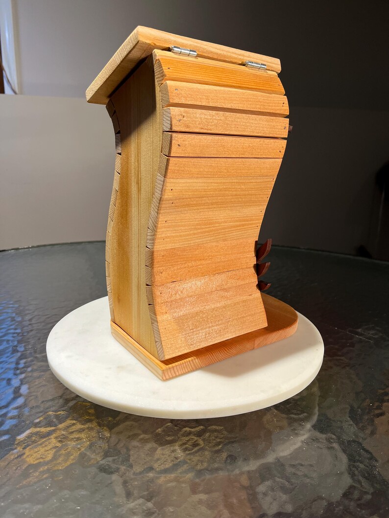 Bird House With Walnut Accents - Etsy