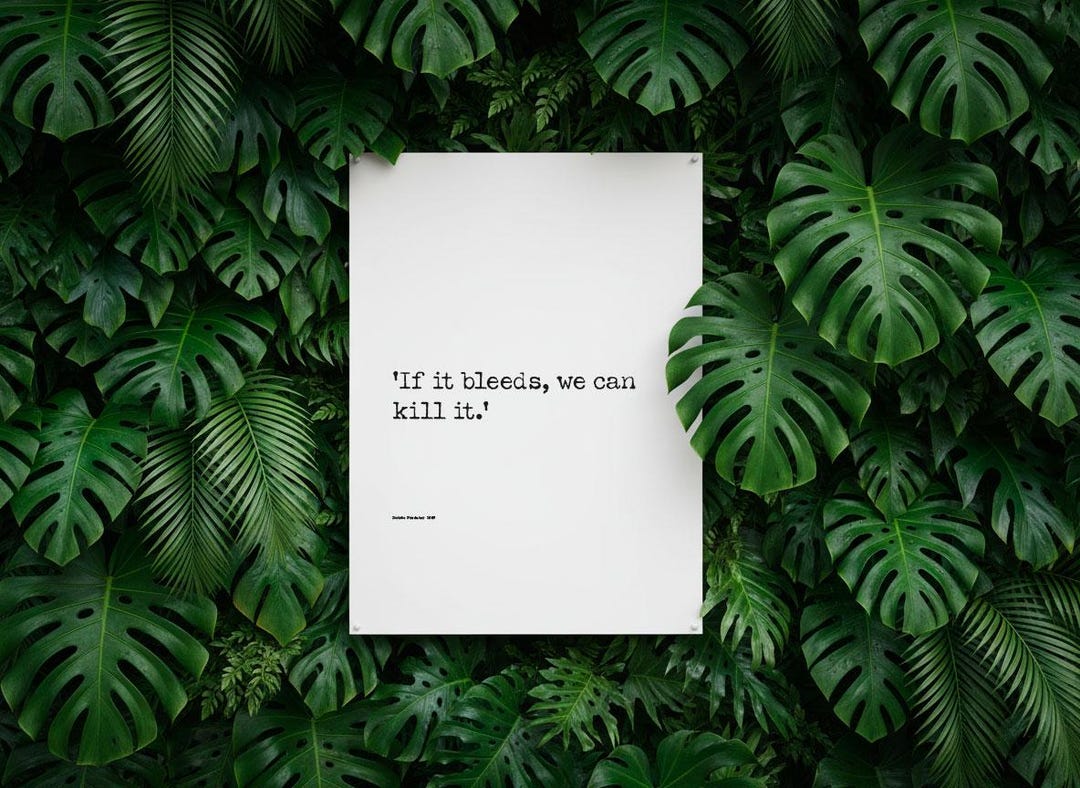 Predator, 1987: Classic Movie Quote Lines | 40cm X 50cm Poster - Etsy