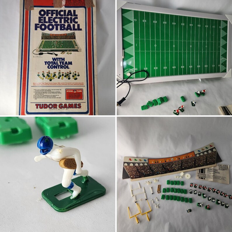 Vintage Tudor Games 1973 Official Electric College Football Model 500 ...