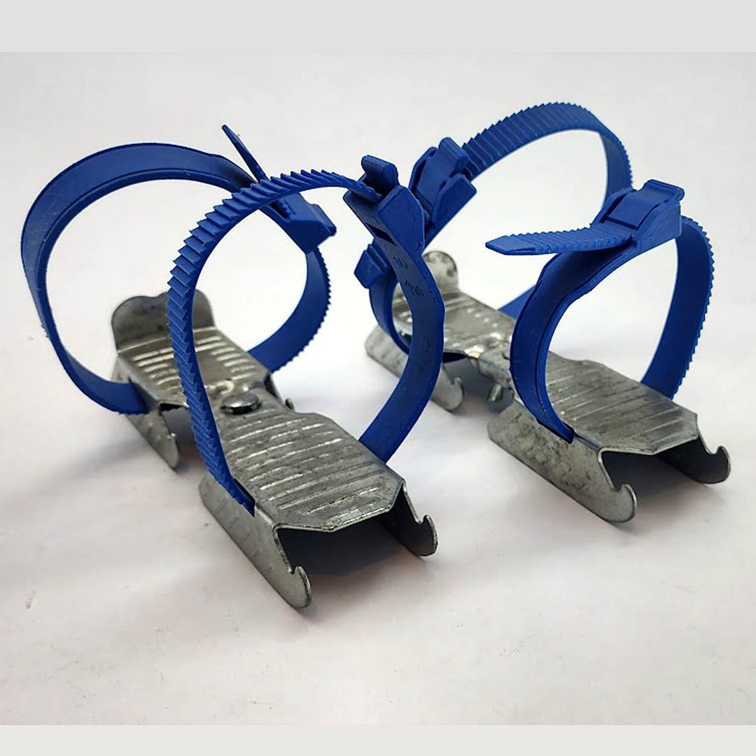 Vintage Lange Youth Bob Skates - Blue Strap Detachable Double Runner ...