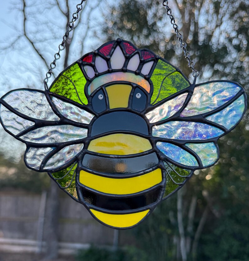 PATTERN: the Queen Bee Stained Glass Pattern - Etsy