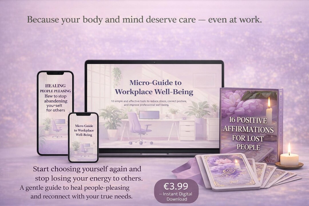 Workplace Well-being PDF Bundle – English Stress Relief Ebook + 16 ...