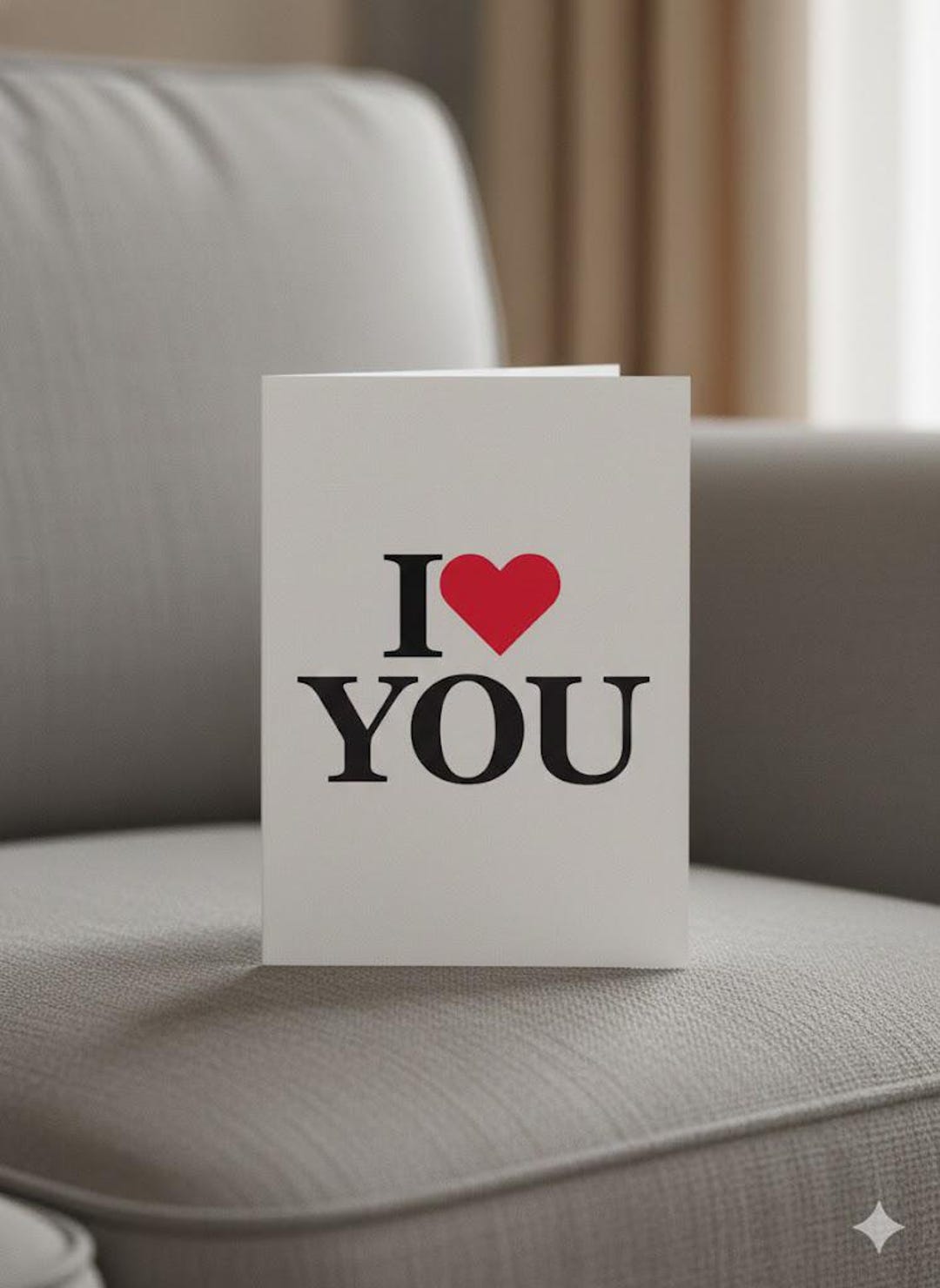 I Love You Printable Valentine’s Day Card | Love You Card 5x7 & 4x6 ...