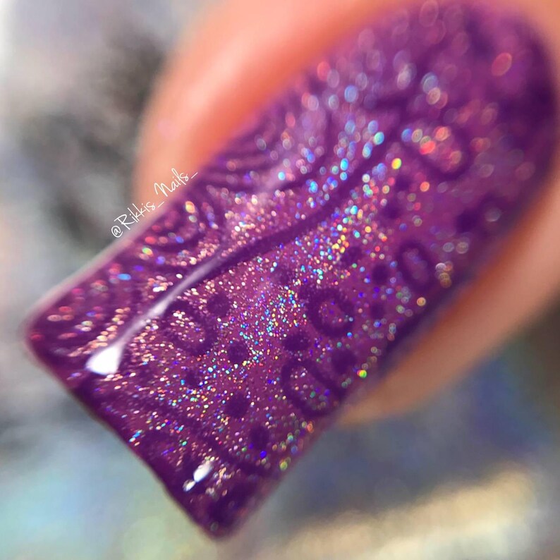 Holographic Top Coat Spectraflair Rainbow Spectrum 5 Free - Etsy