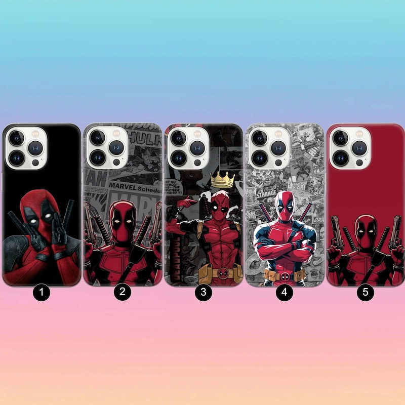 Deadpool iPhone Case - Etsy
