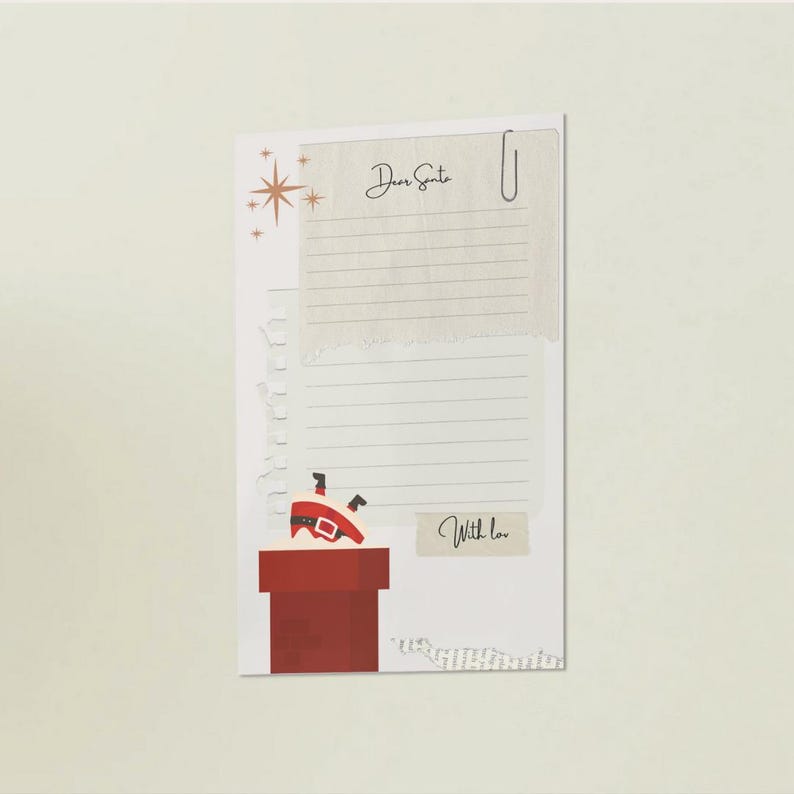 Magical Santa Letter Template for Kids | Christmas Editable Letter ...