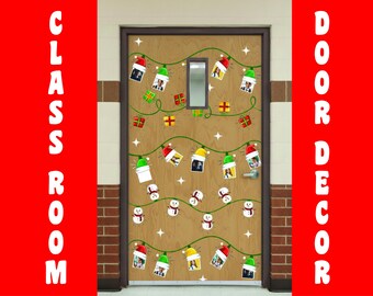 Christmas Classroom Door Decor Kit | Holiday DIY (PDF) - Etsy