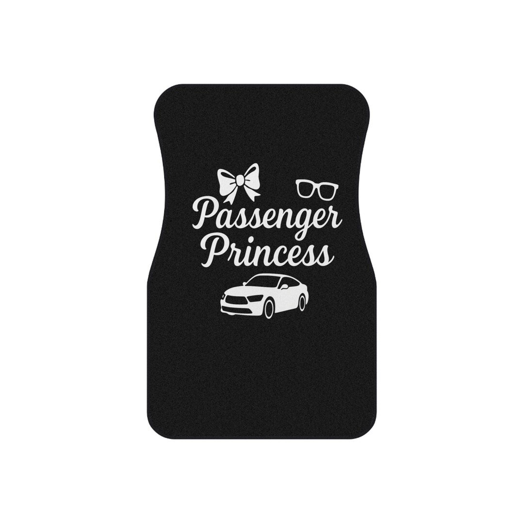 Racer and Passenger Princess Car Mats Set of 4 | Car Floor Mats - Etsy