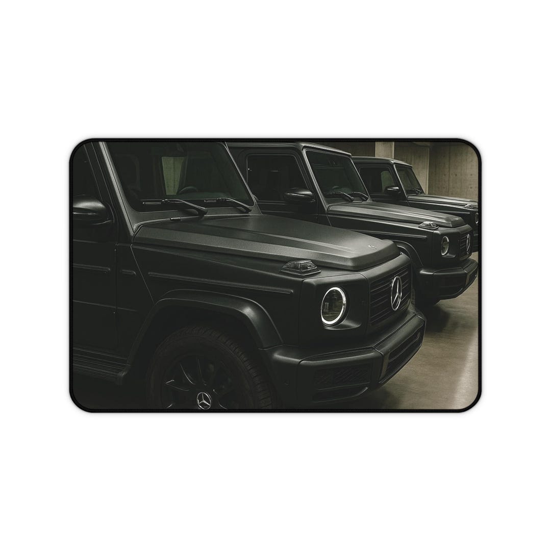 Black Mercedes G-wagon Trio Desk Mat | Car Photography Mouse Pad - Etsy