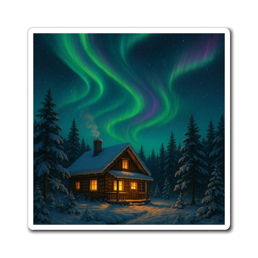 Northern Lights Glow Magnets | Aurora Borealis Refrigerator Magnets - Etsy