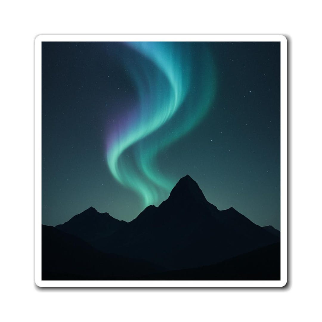 Northern Lights Glowing Magnets | Aurora Refrigerator Magnets ...