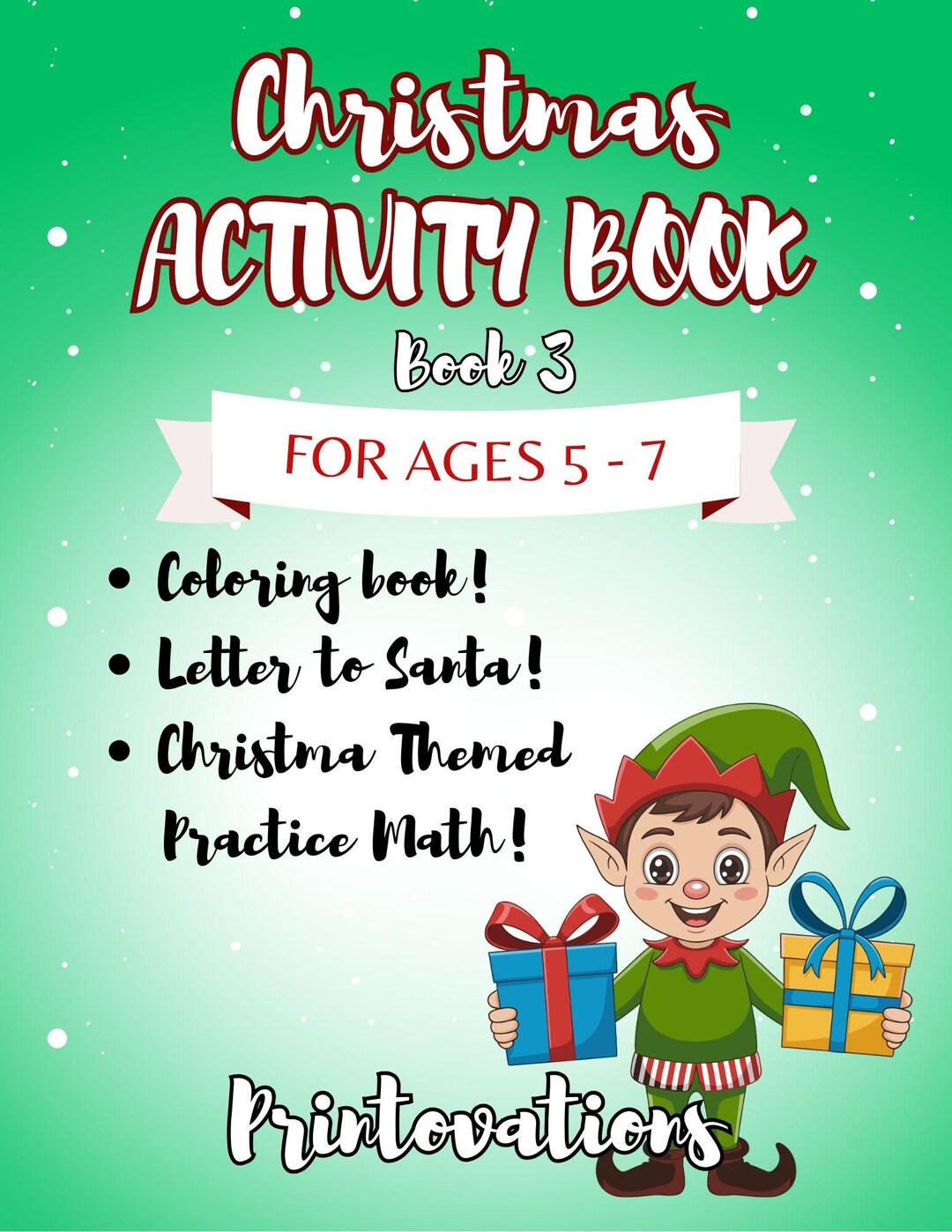 Christmas Activity Book 3 - Etsy