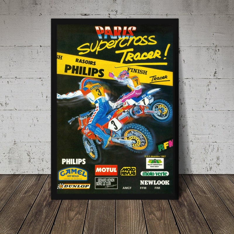 Motocross Wall Decor - Etsy