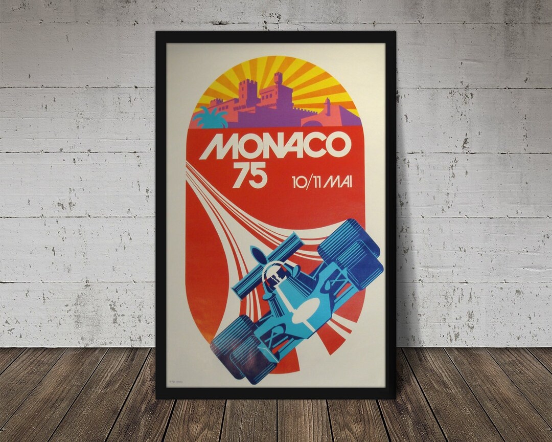 1975 FORMULA 1 MONACO Grand Prix Digital Download, Printable Art ...
