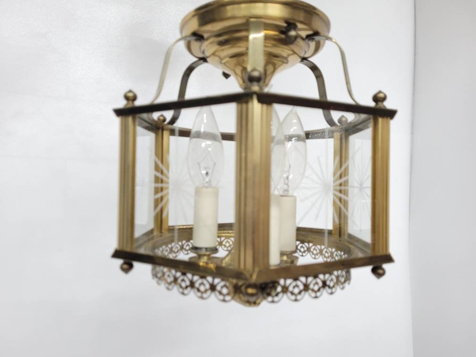 Mid Century Starburst Hall Ceiling Light Pendant Hanging Swag - Etsy