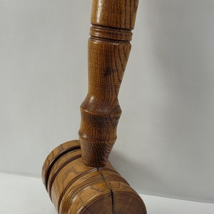 Vintage Large Oversized Gavel Oak Wood Display Adverting Lawyer Judge ...