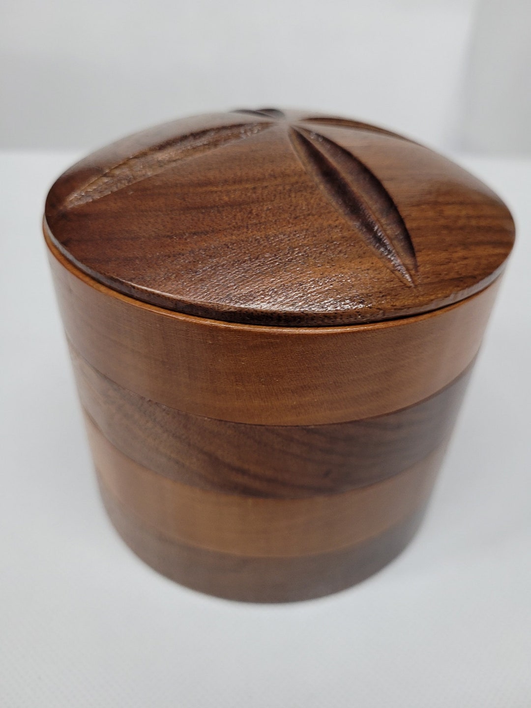 Vintage Round Decorative Box Container, Hand Crafted BOHO Chic - Etsy