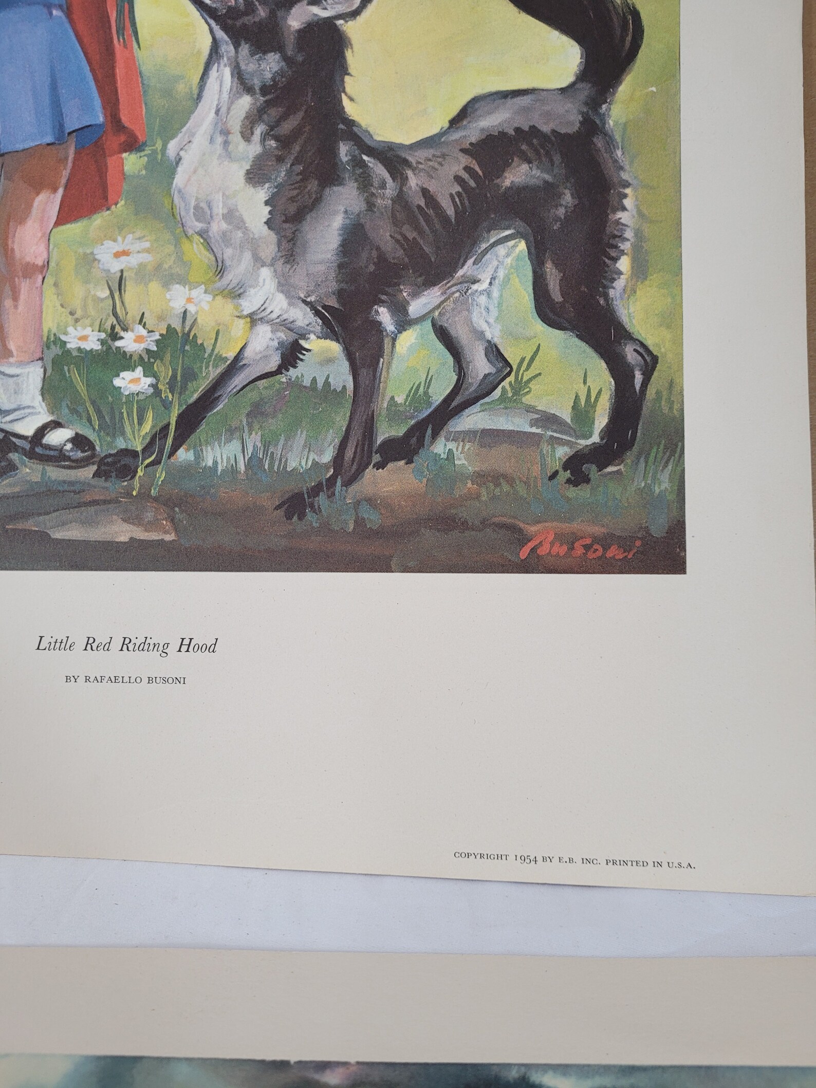Vintage Set of Lithograph Prints Children Nursery Books - Etsy