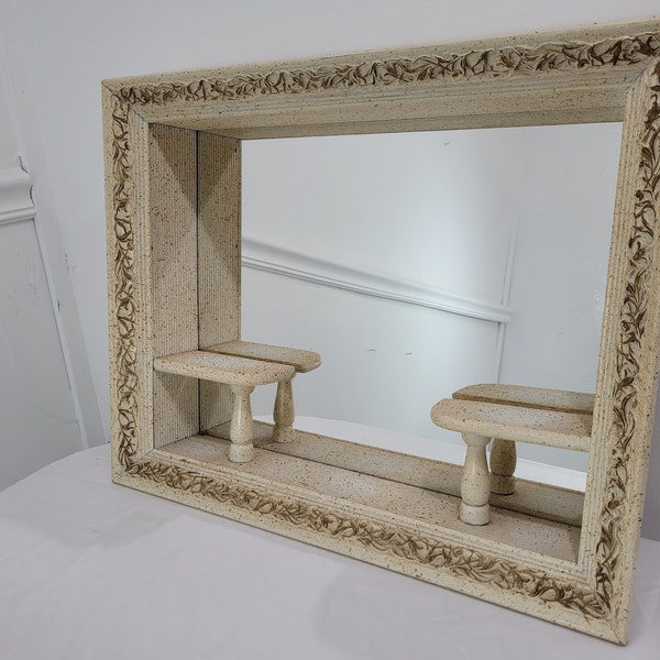 Antique Mirror Shadow Box - Etsy