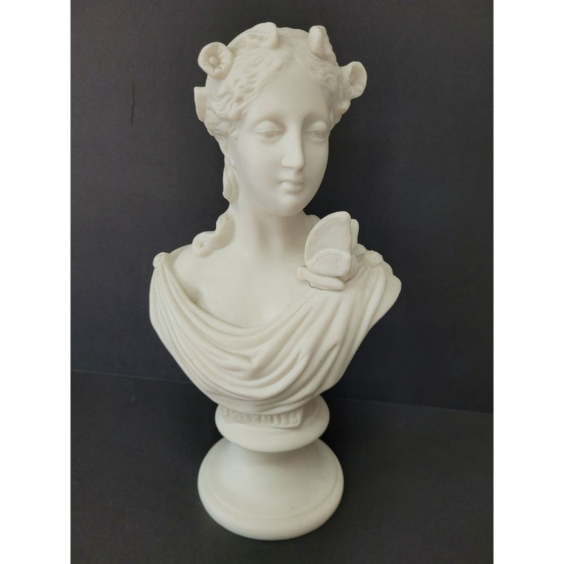 Vintage French Bisque Mini Small Bust Figurine Sculpture - Etsy