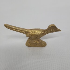 Vintage Mini Brass Road Runner Metal Art Statue Sculpture - Etsy