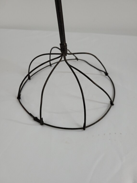 Vintage Wire Form Hat Rack Wig Holder Table Top Display Primitive ...