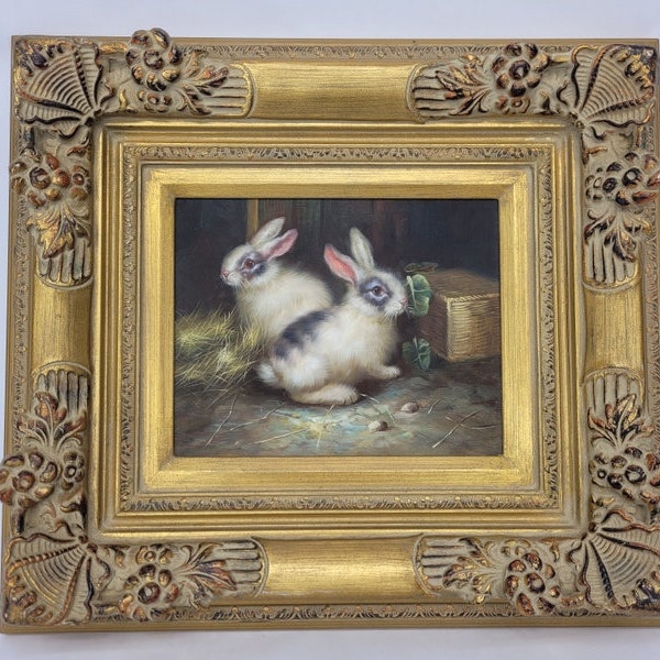 Folk Art Bunnies - Etsy