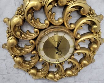 Ornate Wall Clock - Etsy