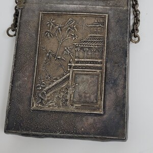Vintage Sterling Silver Japanese Card Case - Etsy