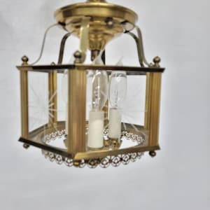 Mid Century Starburst Hall Ceiling Light Pendant Hanging Swag Style ...