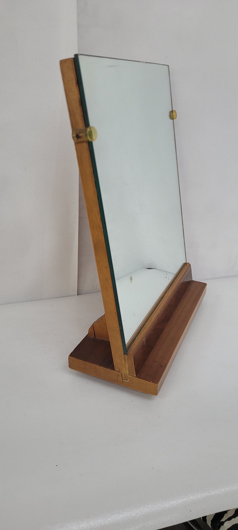 Vintage Store Display Counter Mirror Art Deco Vanity Table Top - Etsy