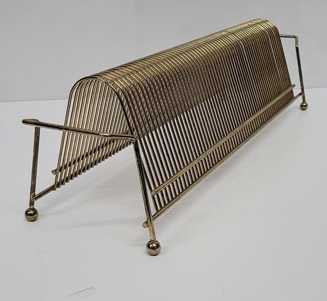 Mid Century Modern Atomic Record Album Holder Stand Metal Table Top - Etsy