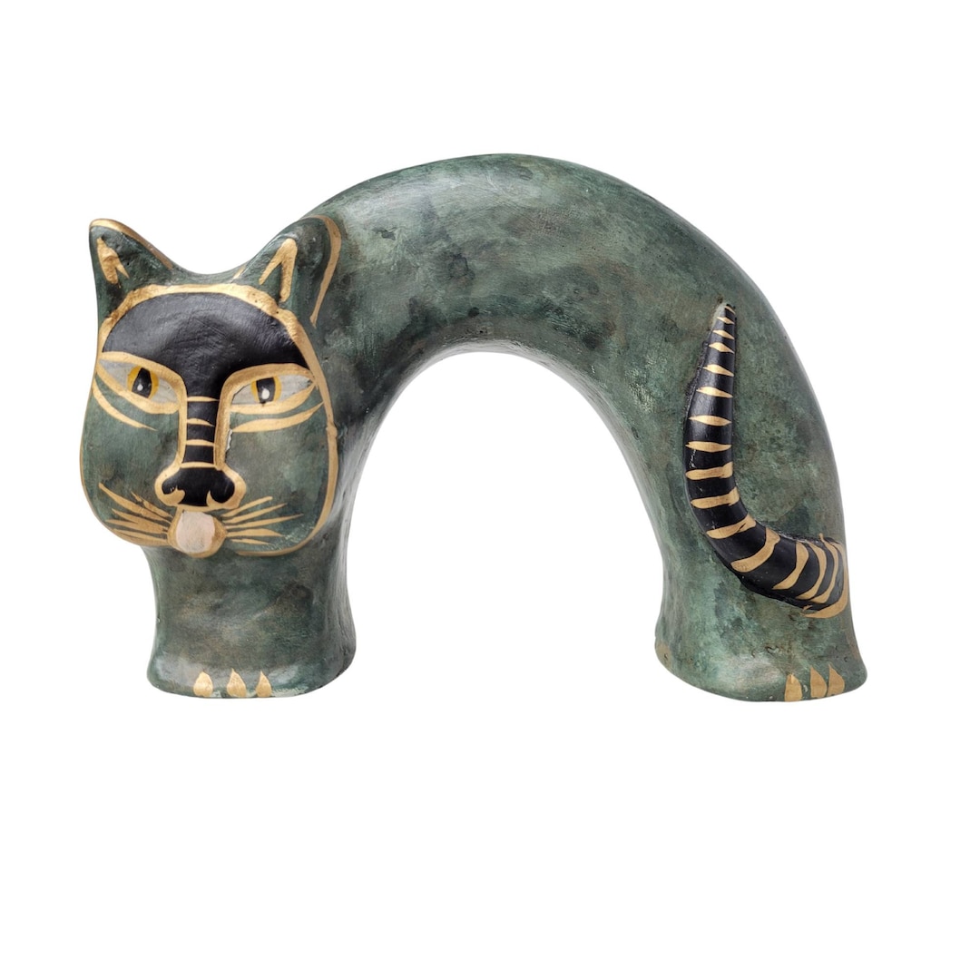 Just Listed Vintage Laurel Burch Attributed Art Pottery Arched Back ...