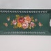 Vintage Tole Tray Oblong Dark Teal Floral Serving Tray Metal - Etsy