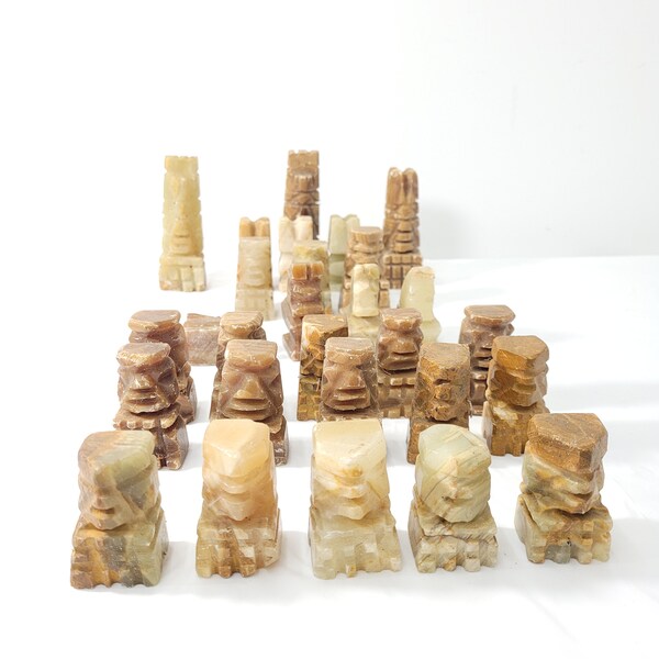 Stone Chess Set - Etsy