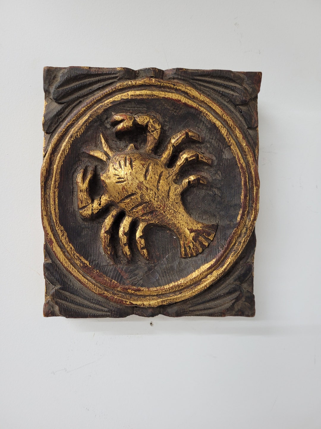 Vintage Cancer Zodiac Plaque Wall Hanging What's Your Sign Retro Wall ...
