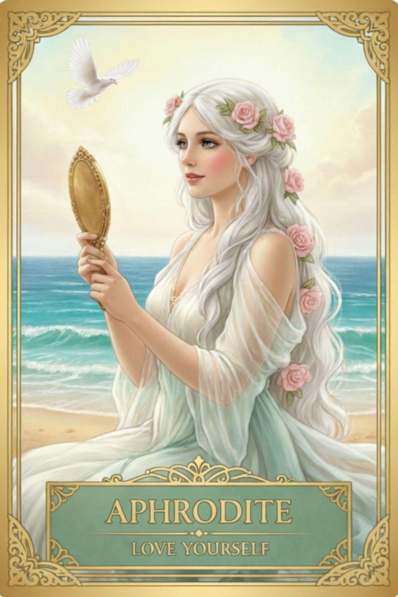 Goddess Guidance Oracle Cards, Printable Tarot, 36 Card Set Digital ...
