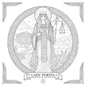Mystical Coloring Pages Set of 30, Magickal Spiritual Coloring for ...