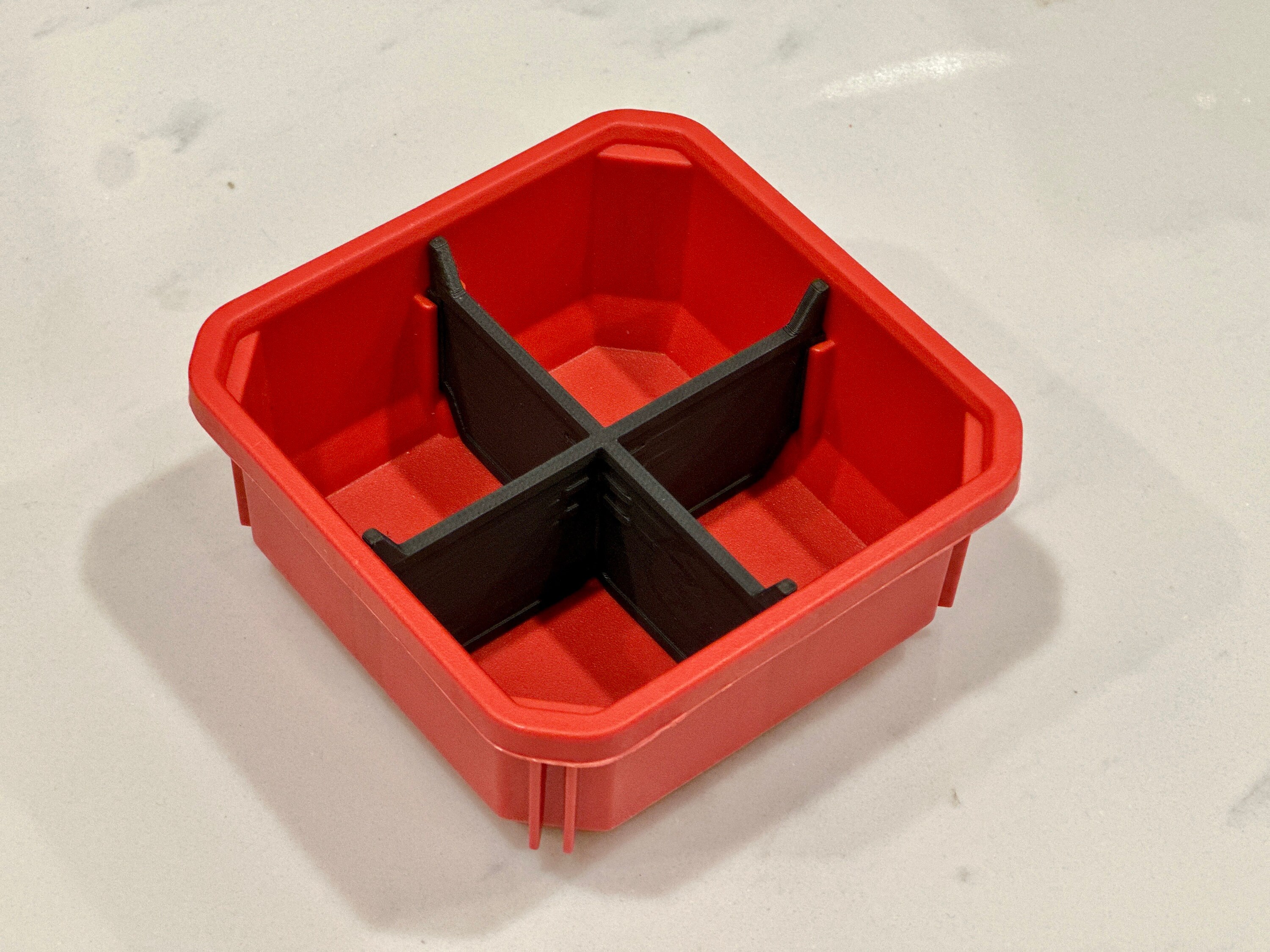 3D Printed Milwaukee Slim Packout Bin Cross Divider - Etsy
