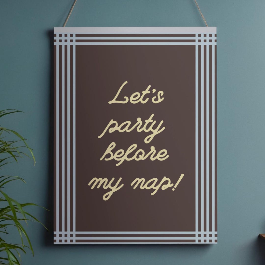 Before My Nap - Nursery Poster - PDF - Etsy