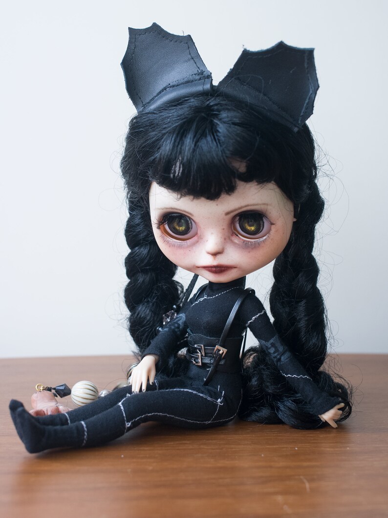 Wednesday Addams Cat Bodysuit Jumpsuit for Boat Race Handmade - Etsy
