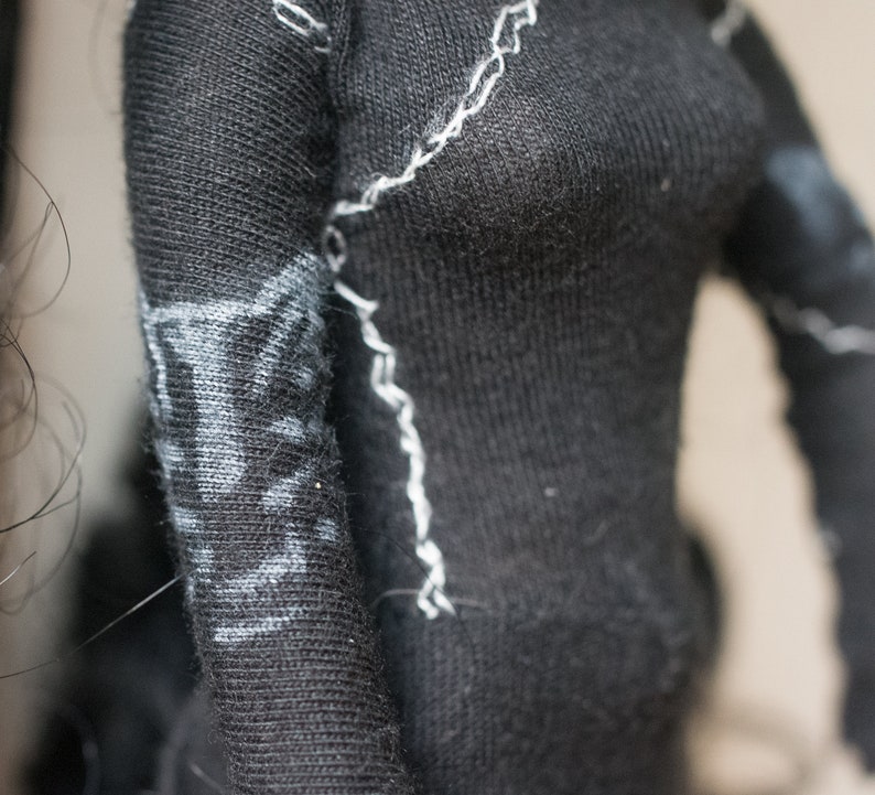 Wednesday Addams Cat Bodysuit Jumpsuit for Boat Race Handmade - Etsy