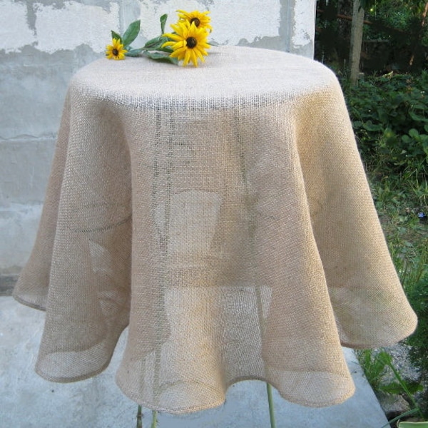 Burlap Tablecloth - Etsy