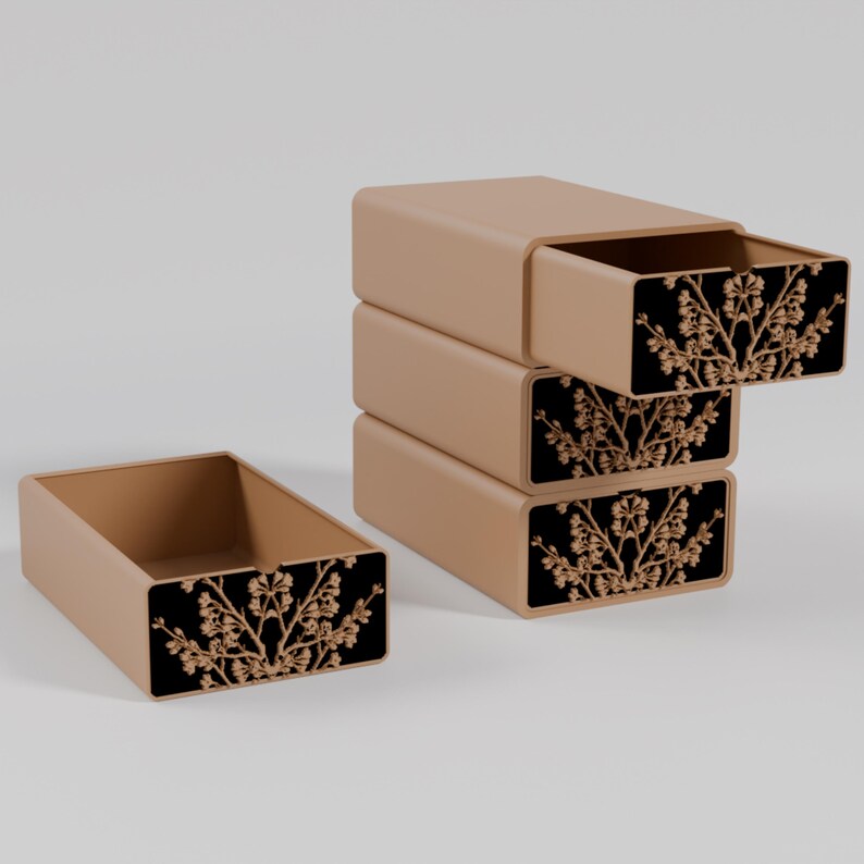 3D Print File Stl, Storage Box, Parts Tray Drawer, Parts Tray Holder ...