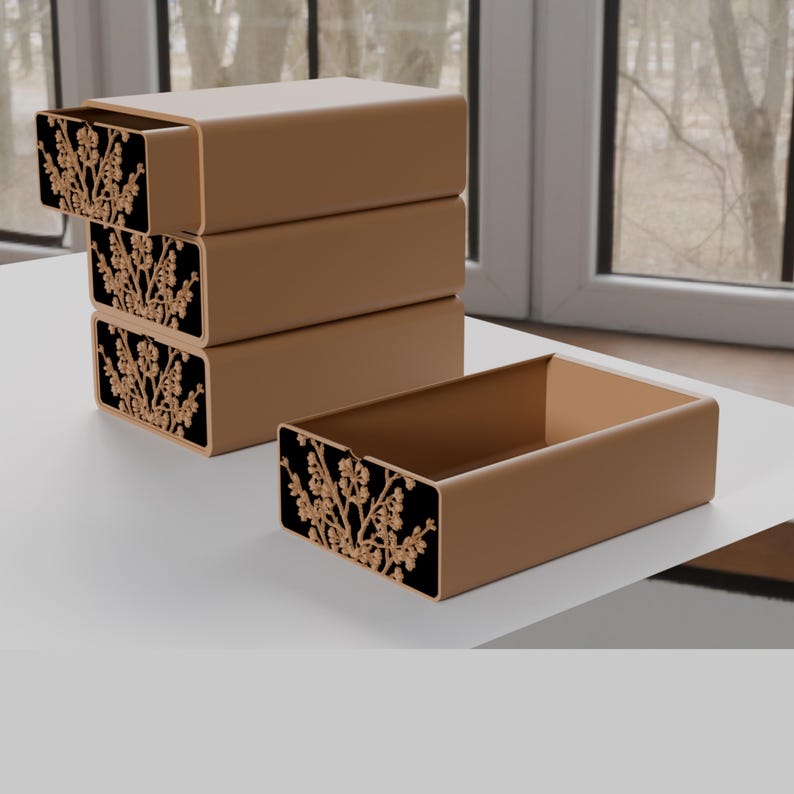 3D Print File Stl, Storage Box, Parts Tray Drawer, Parts Tray Holder ...