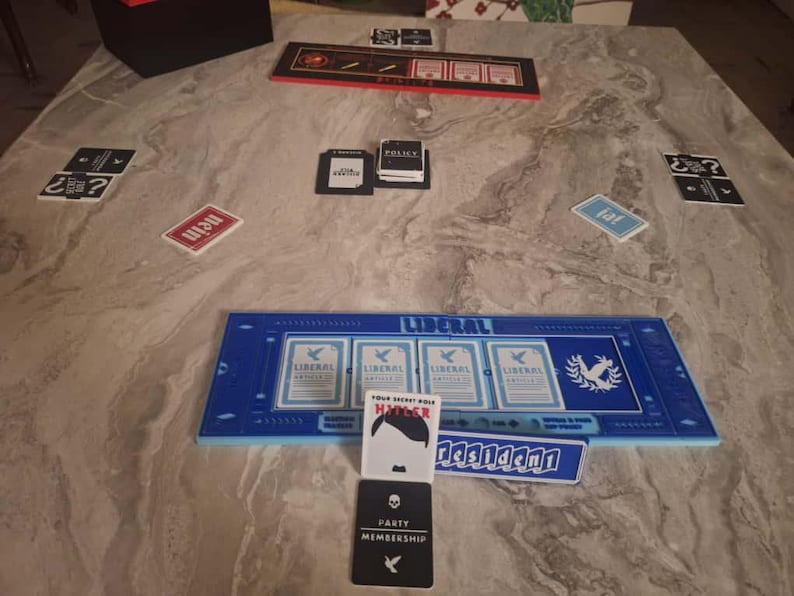Waterproof Secret Hitler 3D Upgrade – Deluxe Board Game Expansion - Etsy