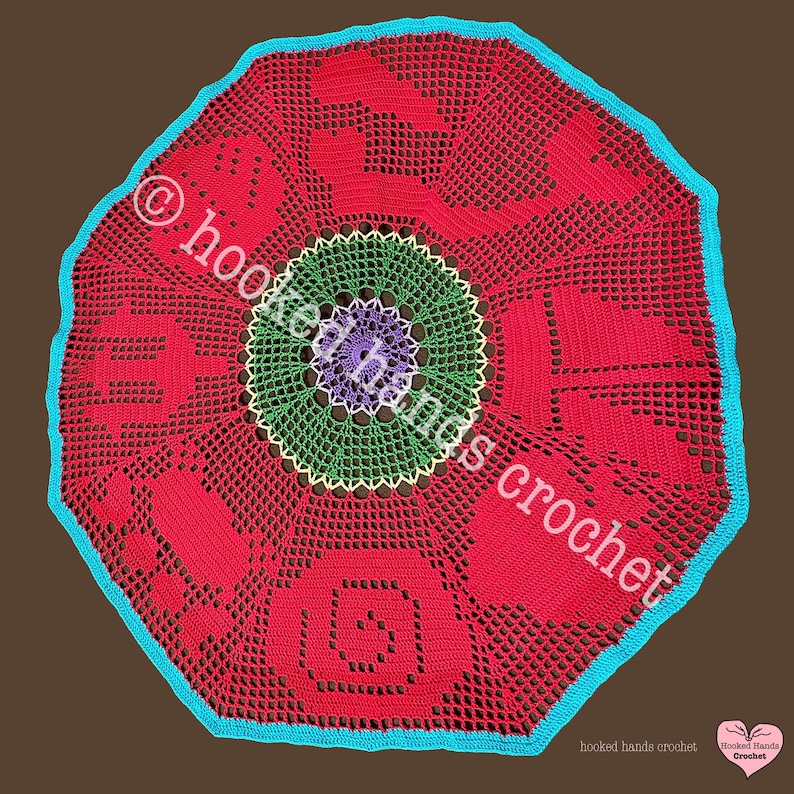 DIGITAL - Ariel - Inspired by Disney Little Mermaid - Filet Crochet ...