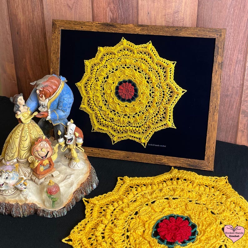 DIGITAL - Belle - Inspired by Disney Beauty and the Beast - Crochet ...