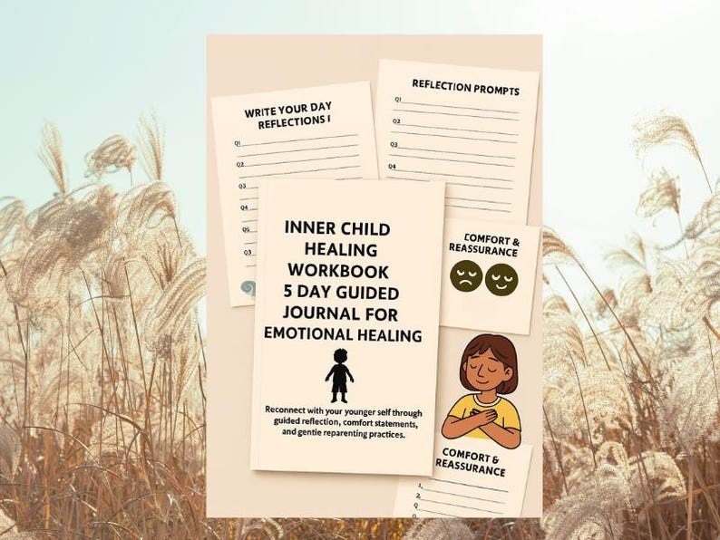 Inner Child Healing Workbook 5 Day Guided Journal | Printable PDF ...