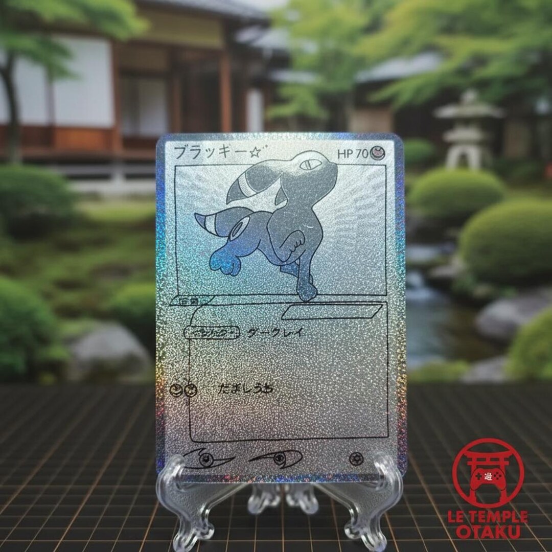 Umbreon Proxy Card – Minimalist Holographic Silver Edition – Pokémon ...